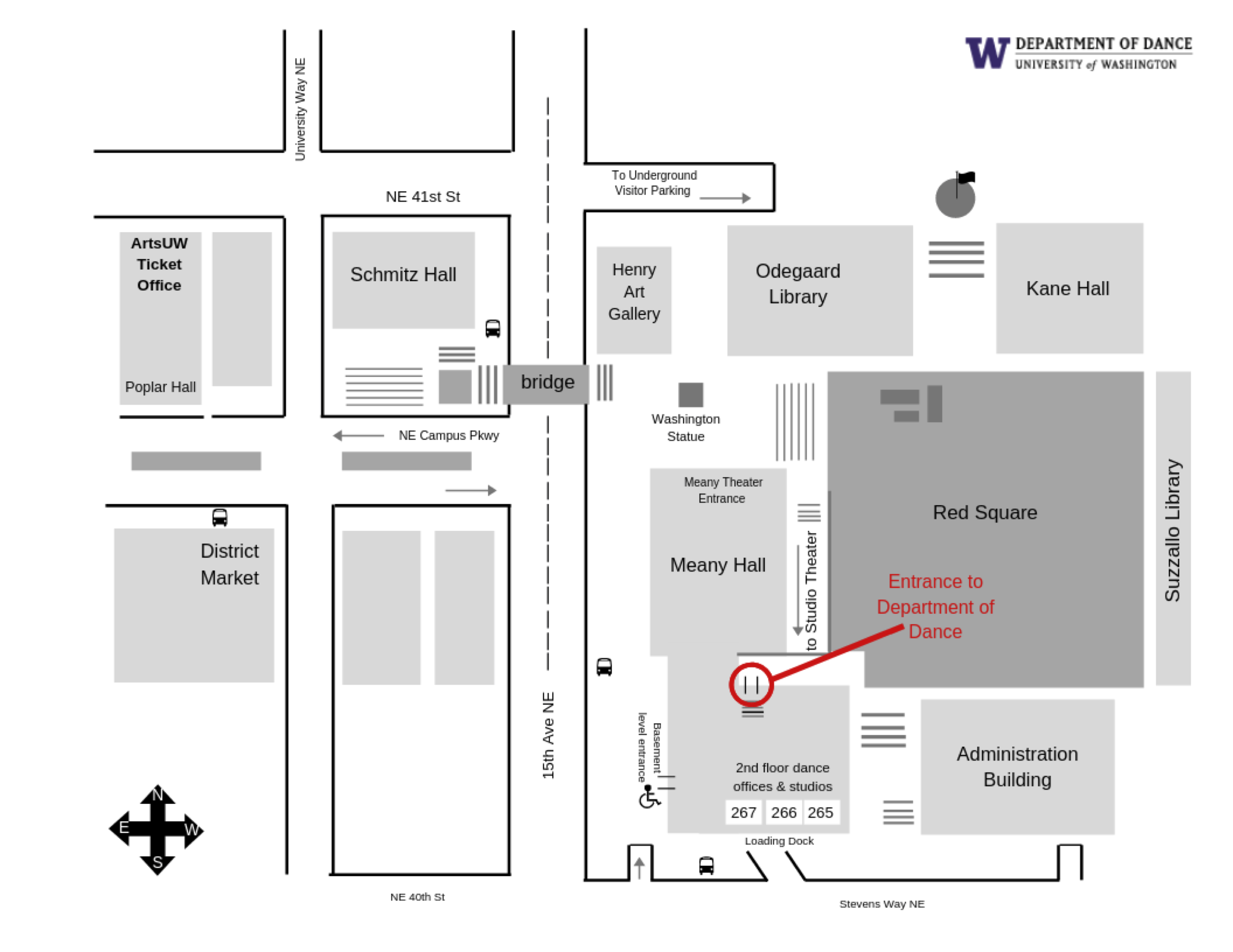 Contact | Department of Dance | University of Washington